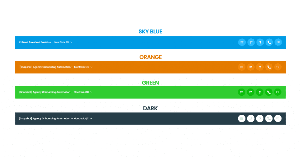 » Dashboard Styling