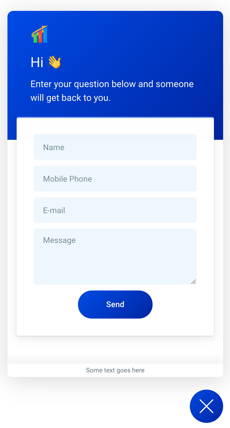 » Intercom Style Customizable Chat Widget